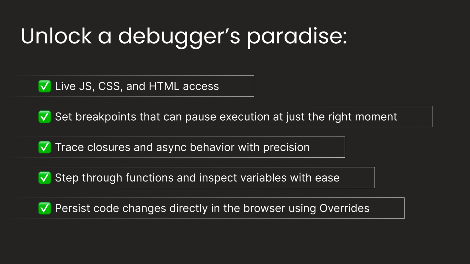 Debug JavaScript in Chrome Like a Pro: Mastering the DevTools
